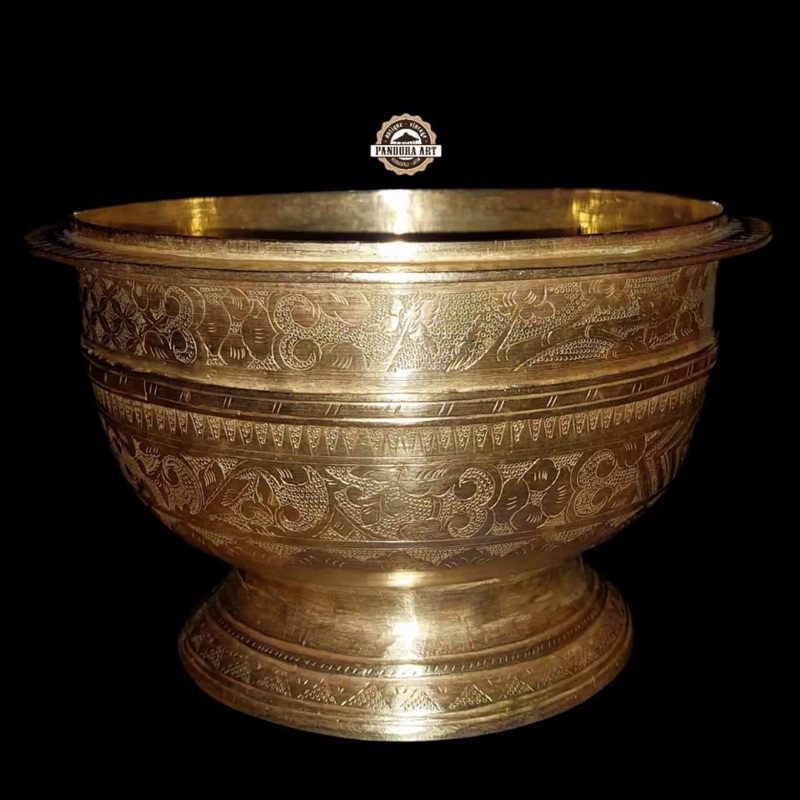 Jual Bokor kuningan ukir lawas ( B623 ) | Shopee Indonesia