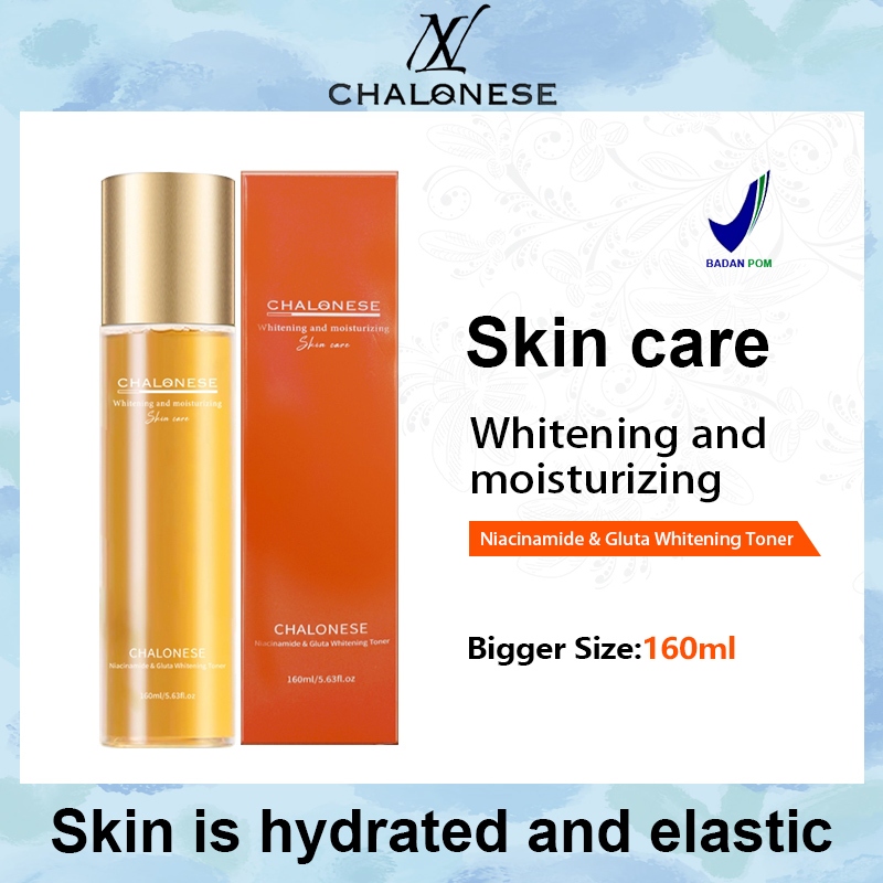 Jual (24JAM SIAP KIRIM) CHALONESE WHITENING AND MOISTURIZING NIACINAMIDE & GLUTA WHITENING TONER ...