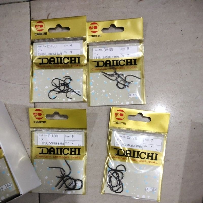 Jual Kail daichi sedia chinu flat dh 98 doubel barb doubel ruit ...