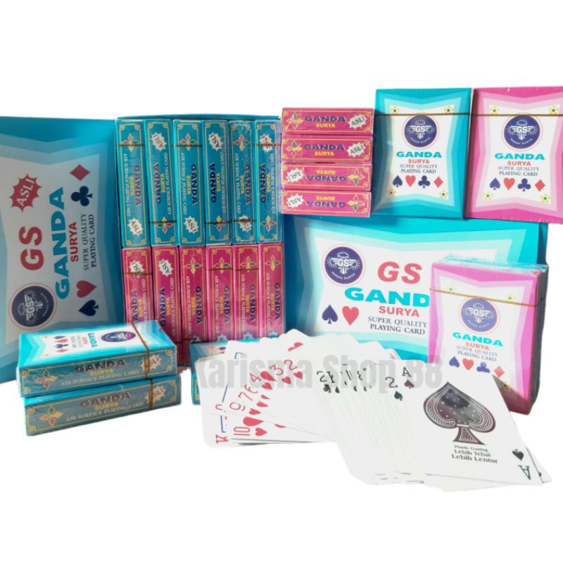 Jual Kartu REMI Merk Ganda Surya Original 1 BOX isi 12 SET | Shopee ...