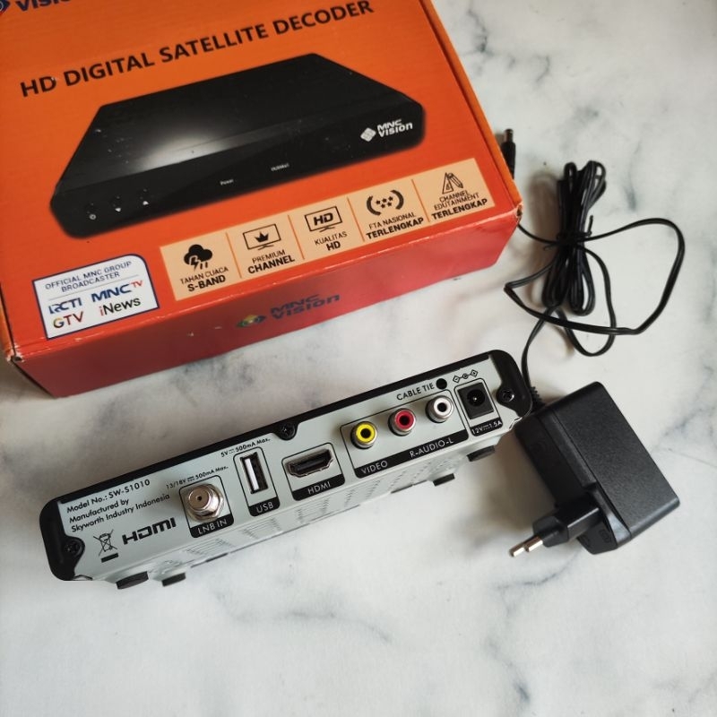 Jual Dekoder MNC Vision HDMI + Remote (Tanpa Kartu) (Tanpa langganan ...