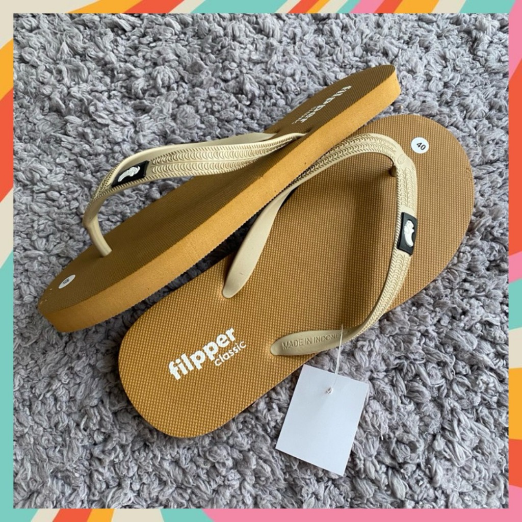 Jual Sandal Filpper BANYAK WARNA 39-43 sandal jepit bukan Fipper ...