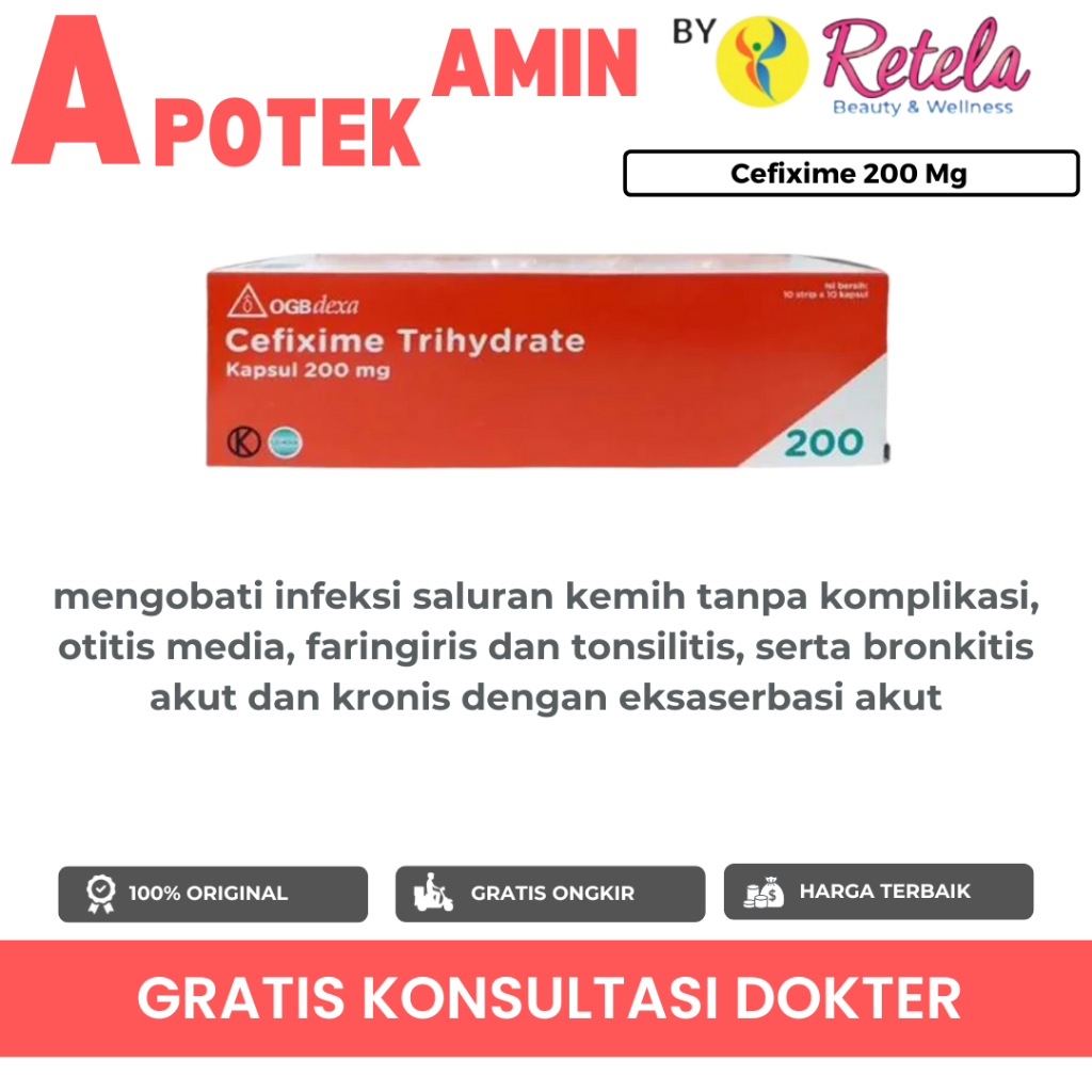 Jual Cefixime 200 mg 10 Strip @ 10 Kapsul | Shopee Indonesia Jual Cefixime 200 mg 10 Strip @ 10 Kapsul | Shopee Indonesia