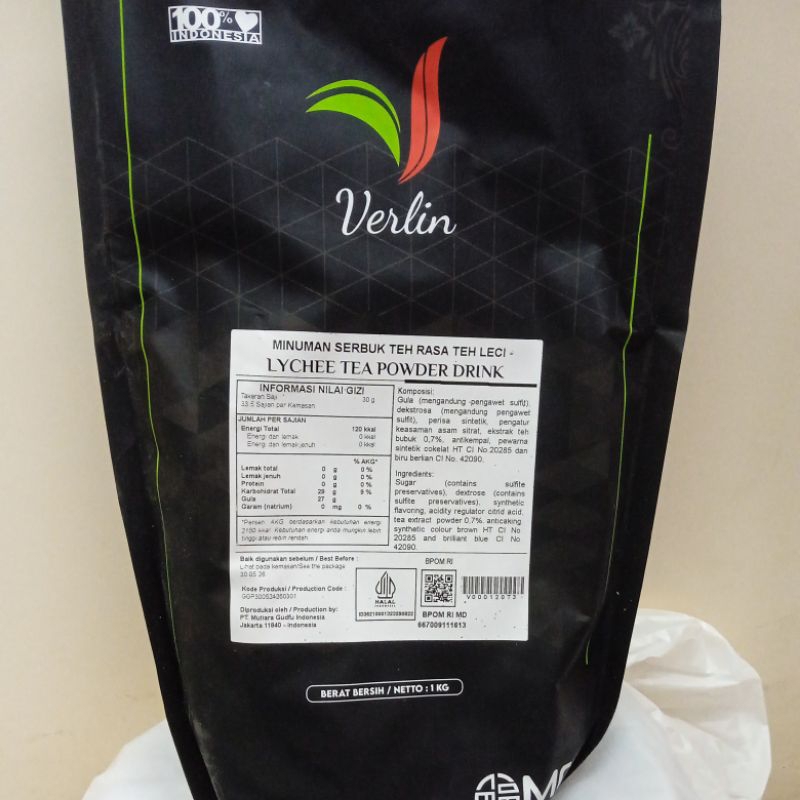 Jual Bubuk Minuman Verlin Lychee Tea | Shopee Indonesia