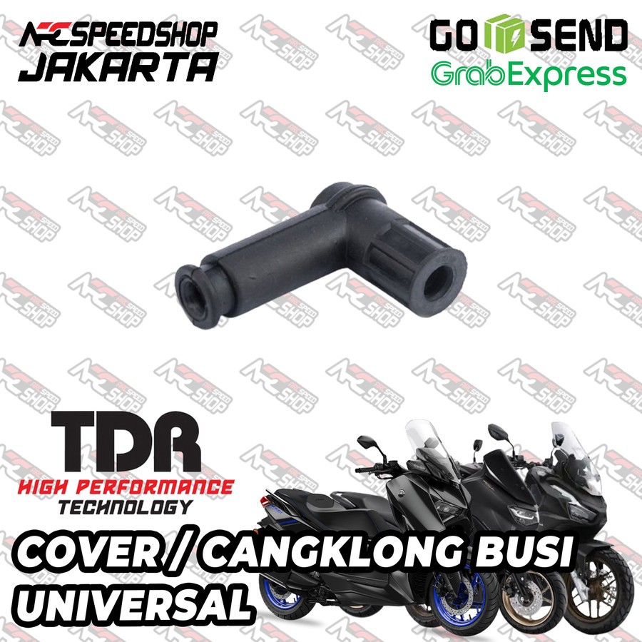 Jual Tutup Cop Cap Cangklong Racing Cover Busi TDR Racing PCX ADV 150 ...