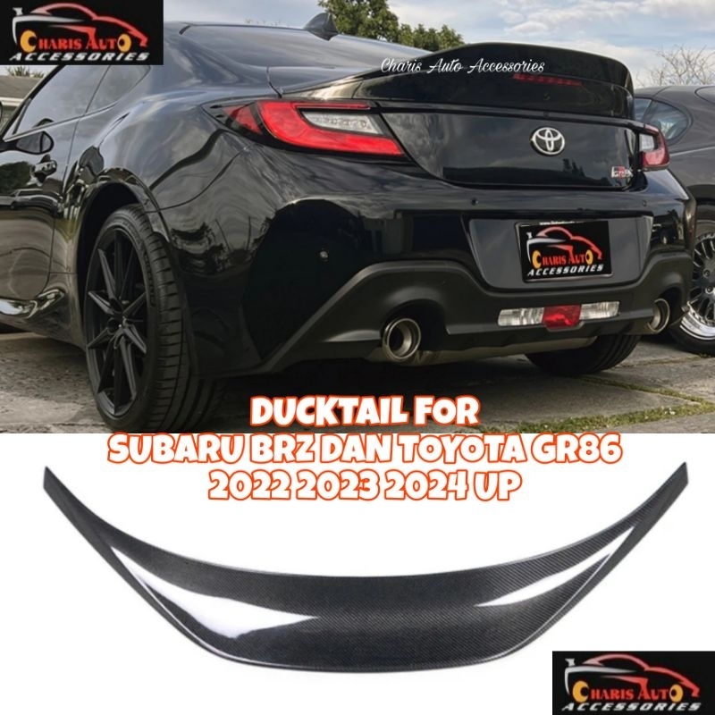 Jual DUCKTAIL SUBARU BRZ DAN TOYOTA GR86 2022 2023 2024 UP ASLI IMPORT ...
