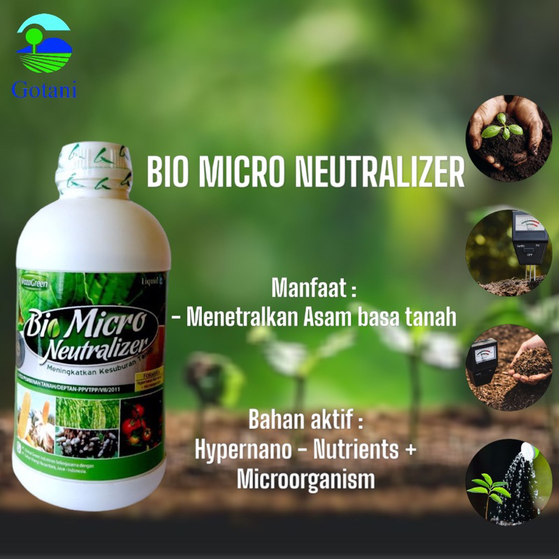 Jual Bio Micro Neutralizer 1 L ( Pembenah tanah ) | Shopee Indonesia