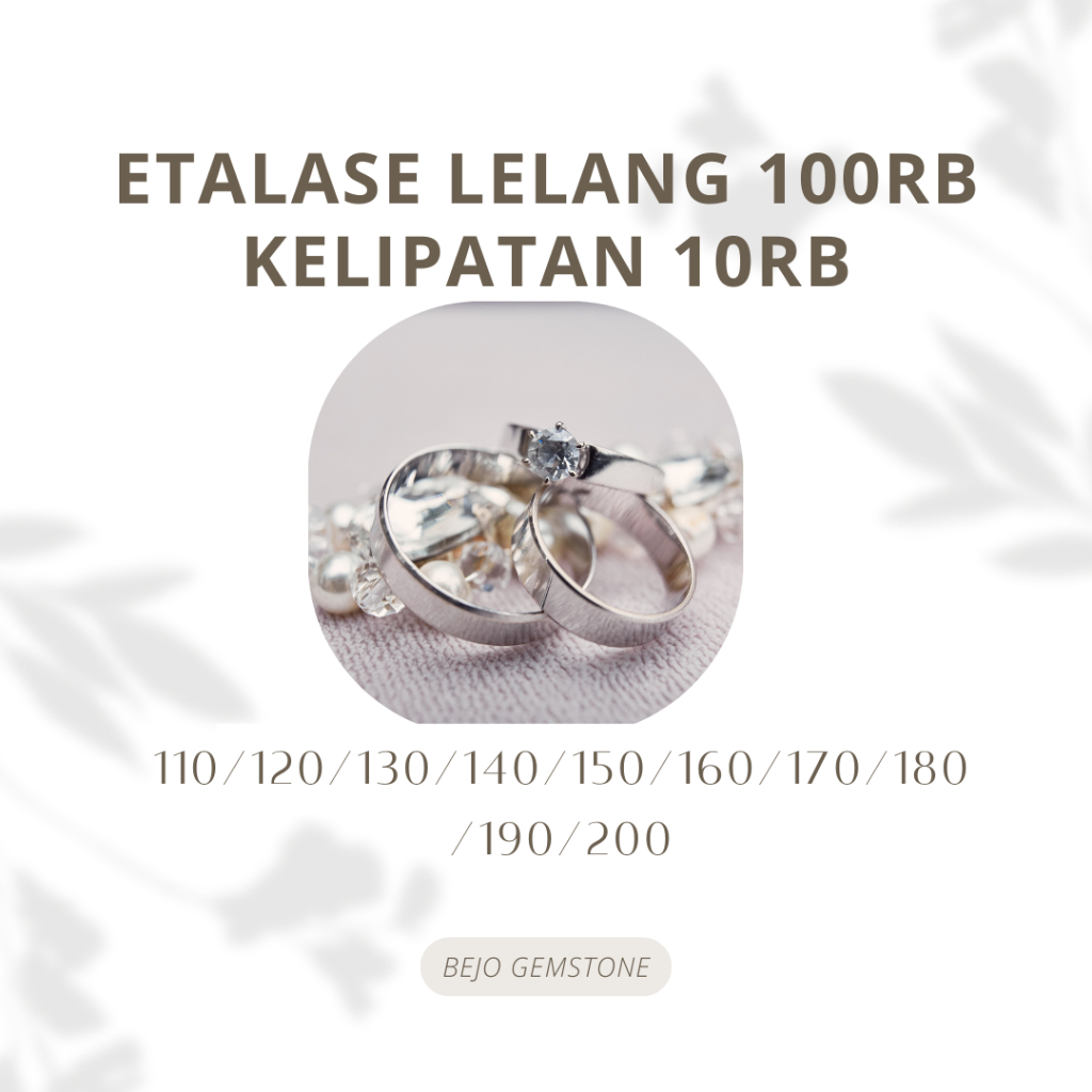 Jual Batu Cincin Mohon Baca Deskripsi (Kelipatan 10k)(110k-200k ...