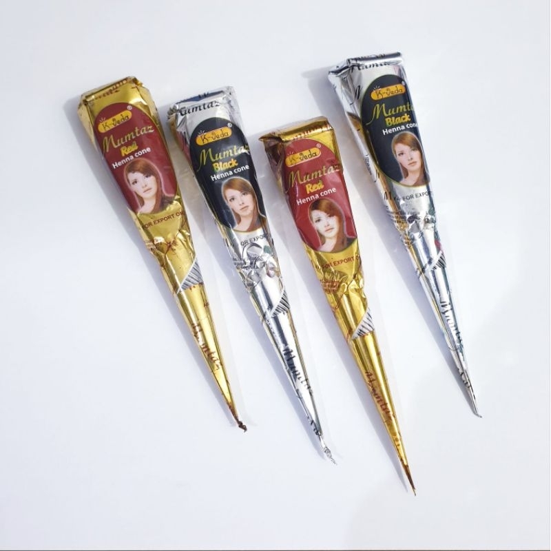Jual Khojati MUMTAZ Henna Cone Henna India Nail Art 1 PCS | Shopee ...