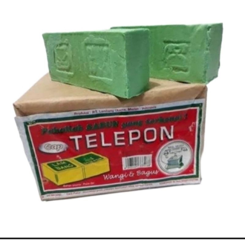 Jual Sabun Batang Cap Telepon 200gr/ Ekstra Aktif ( Sabun Batangan ...
