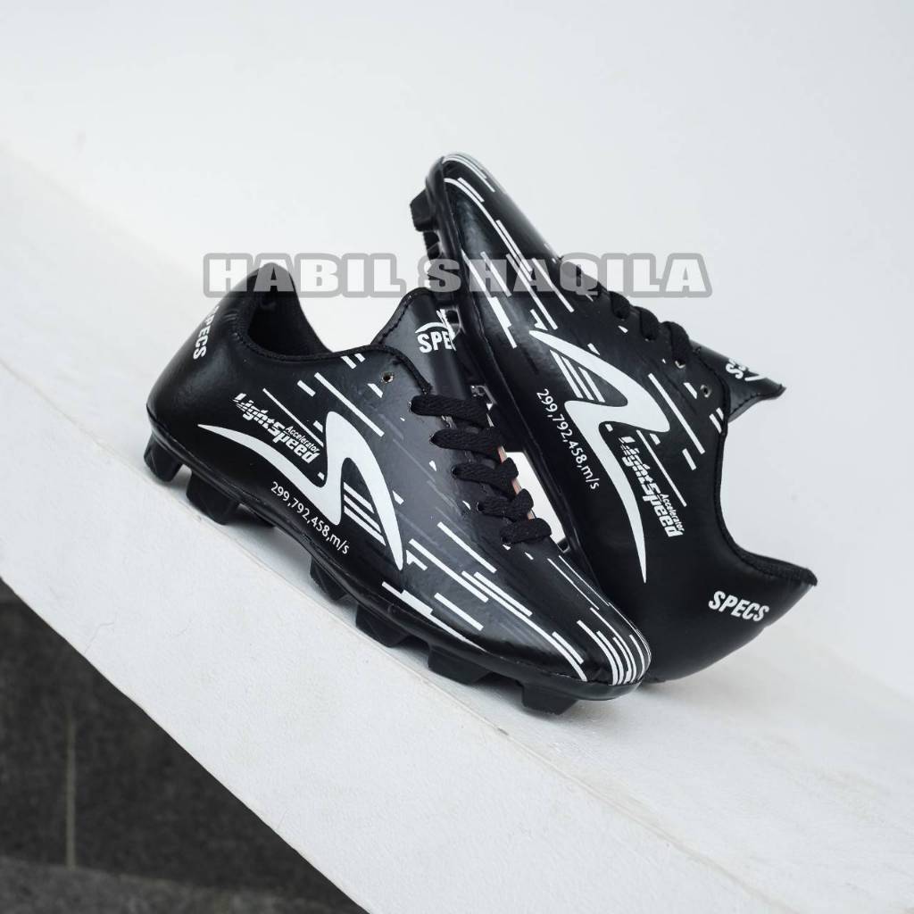 Jual Sepatu Sepak Bola Anak Specs Lightspeed Rebon Hitam Putih Pria ...