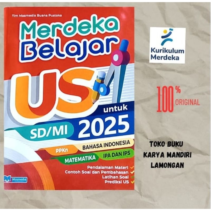 Jual Buku Merdeka Belajar US SD / MI 2025 Original 100% | Shopee Indonesia