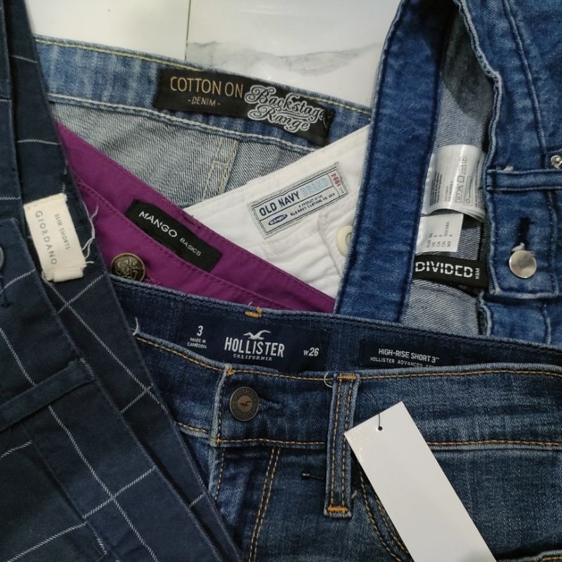 Jual Hotpants / celana pendek wanita jeans brand h&m uniqlo zara manggo dll | Shopee Indonesia