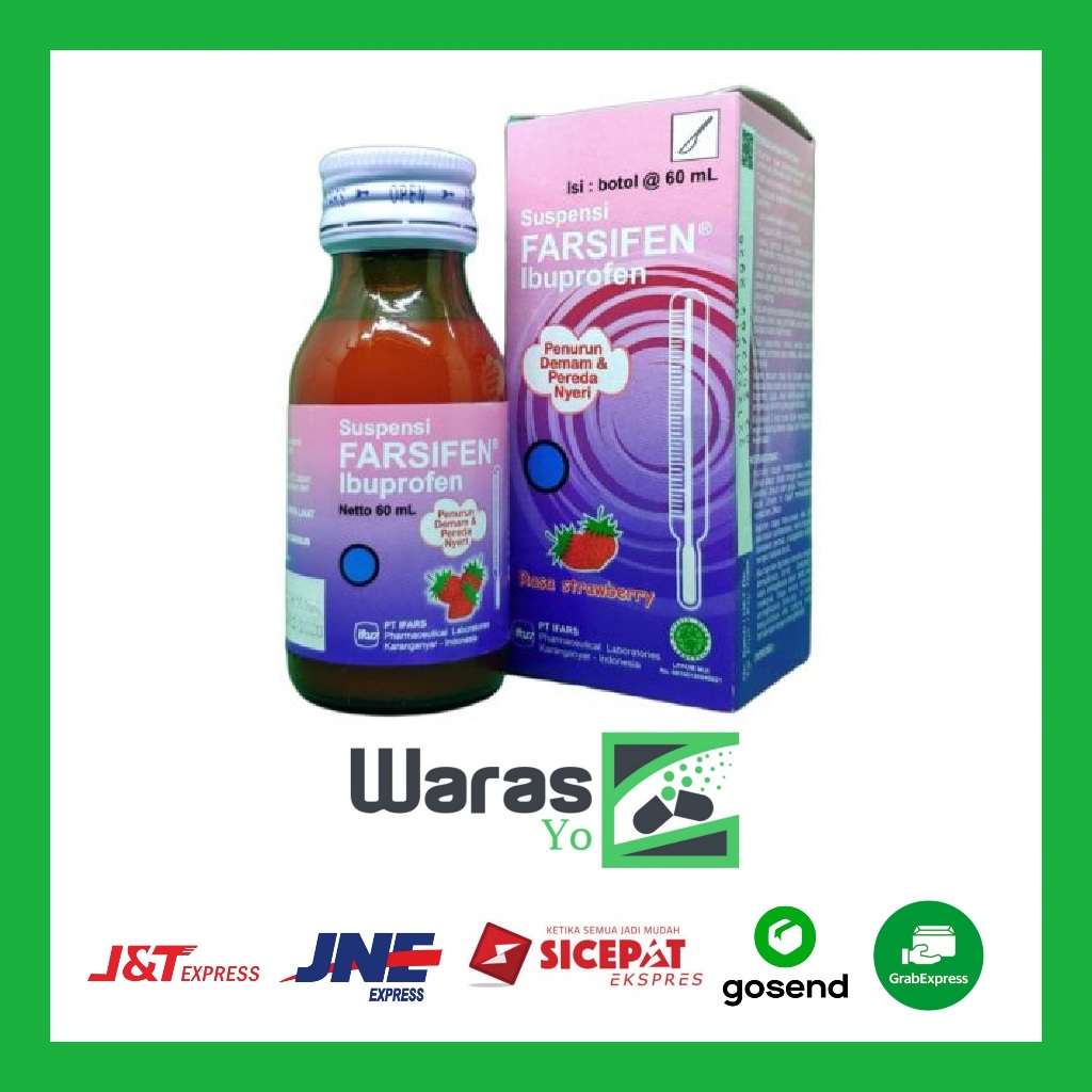 Jual [SW] Farsifen Suspensi 60 ml - SIrup Ibuprofen Penurun Panas ...