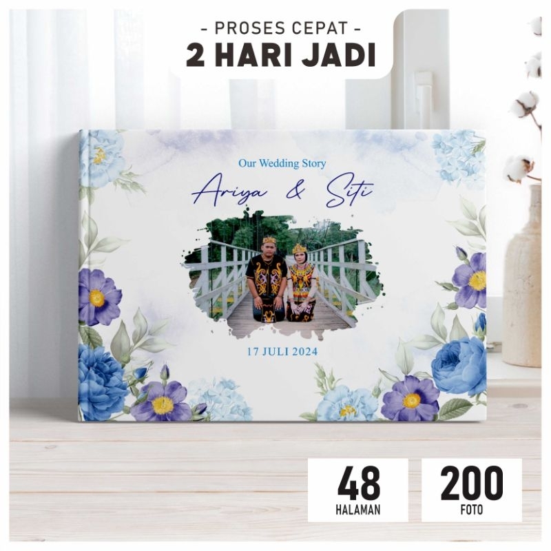 Jual [ 2 HARI JADI ] Photobook Wedding Hardcover / Album Foto Hardcover ...