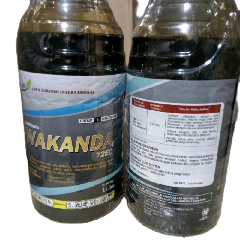 Jual Insektisida WAKANDA 72 EC Abamektin 1000 ml untuk Wereng, Kutu ...