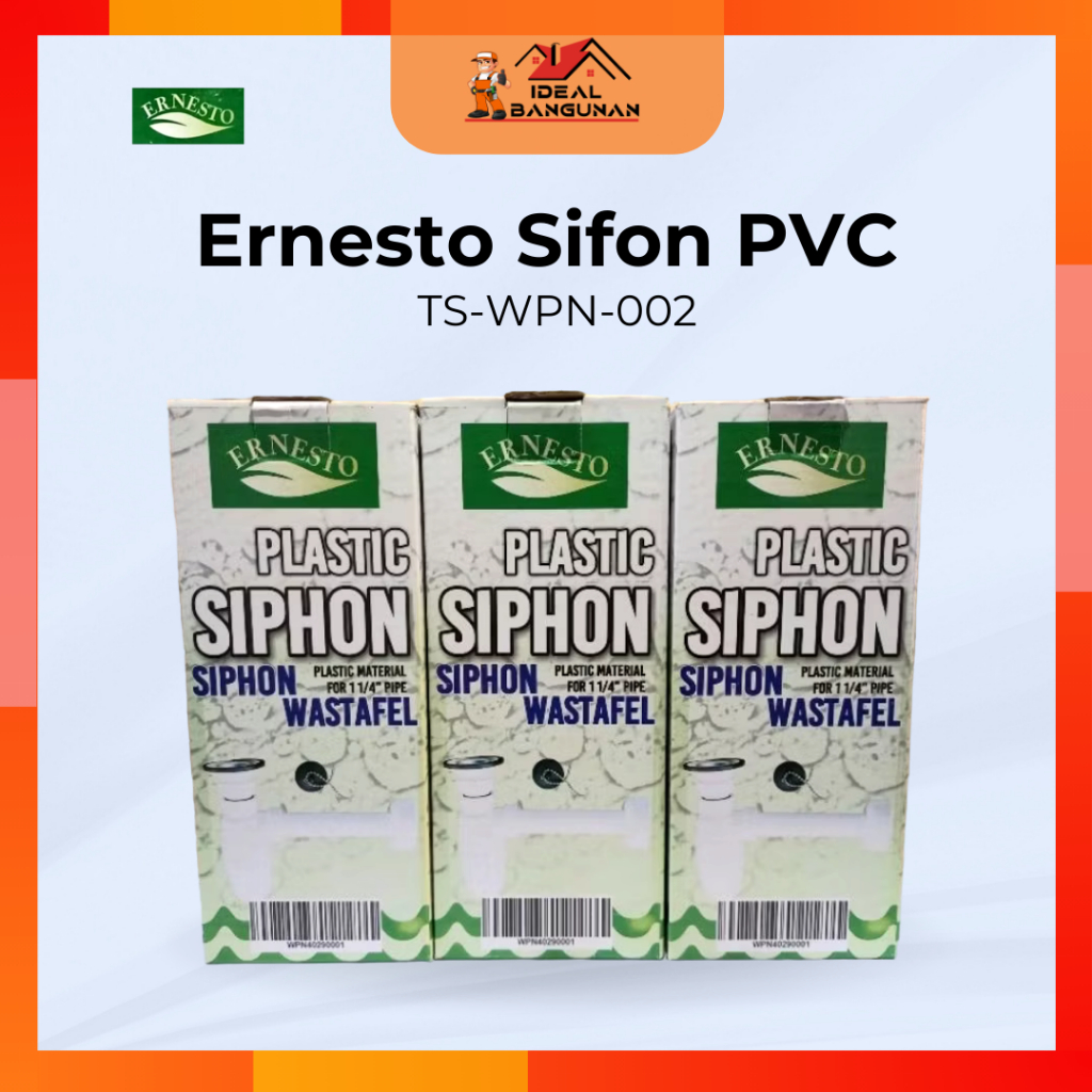 Jual [READY] ERNESTO SIFON PVC |SIFON WASTAFEL ERNESTO BAHAN PVC ...