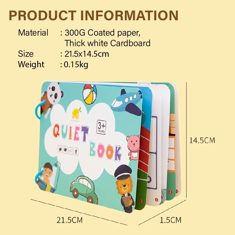 Jual Buku Belajar Anak Worksheet/ Busy Book Quiet Book/ Activity Book ...