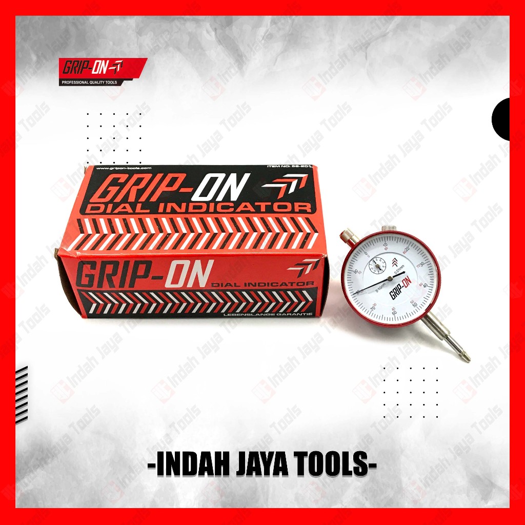 Jual GRIP ON 58-201 Dial Indicator 10 mm - Indikator Jarum Analog Alat ...