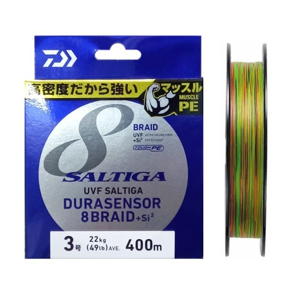 Jual Senar PE DAIWA SALTIGA UVF DURASENSOR X8+SI2 400M | PE 3 s/d 5 | 49 s/d 66 Lbs | Multi ...