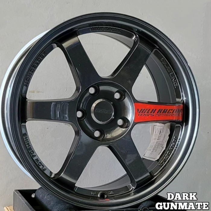 Jual velg mobil ring 17 TE37 SL FLOW FORMING lebar 8 ET 40 velg r17 hrv crv rush terios innova ...