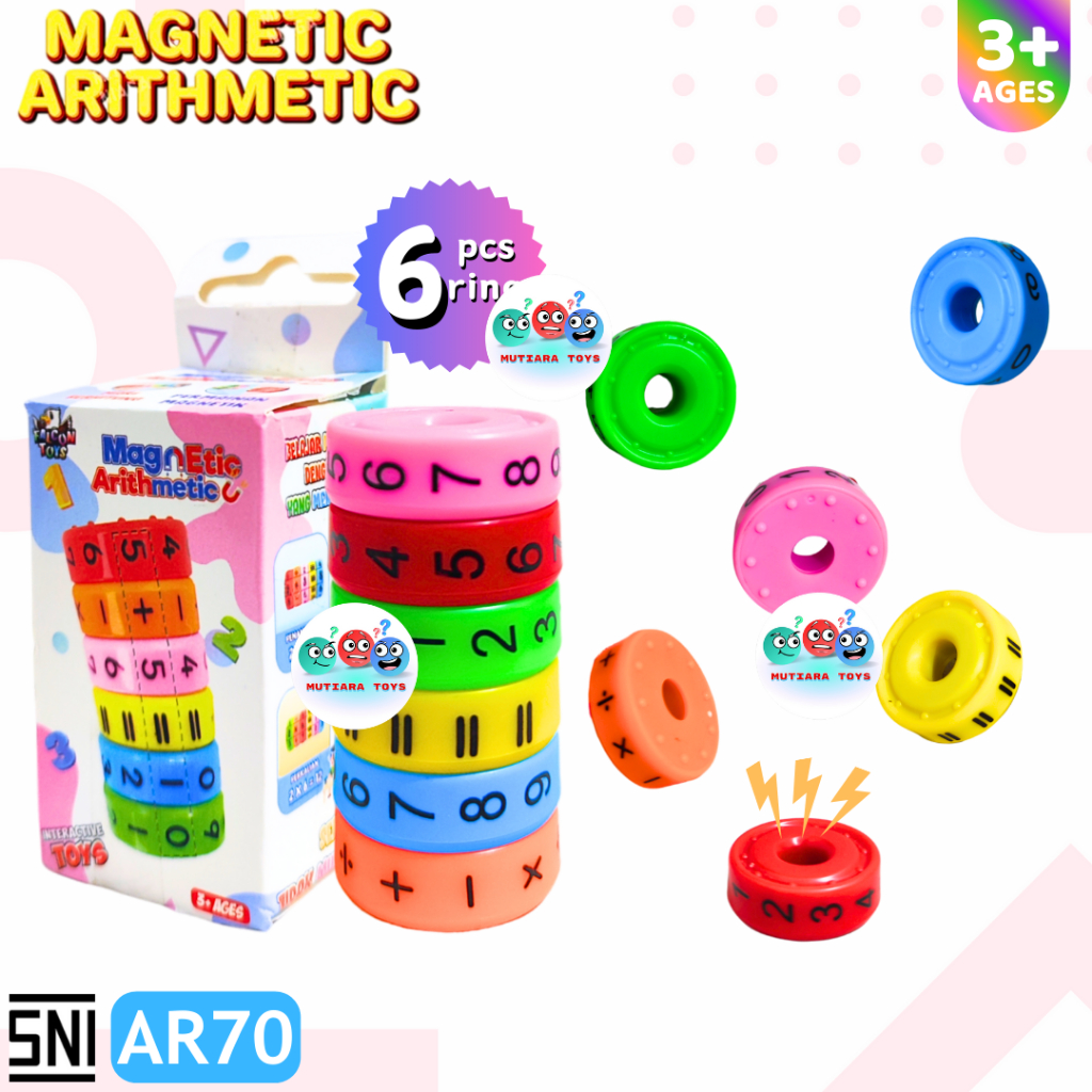 Jual MM Mainan Edukasi Magnetic Magnet Arithmetic AR70 | Shopee Indonesia