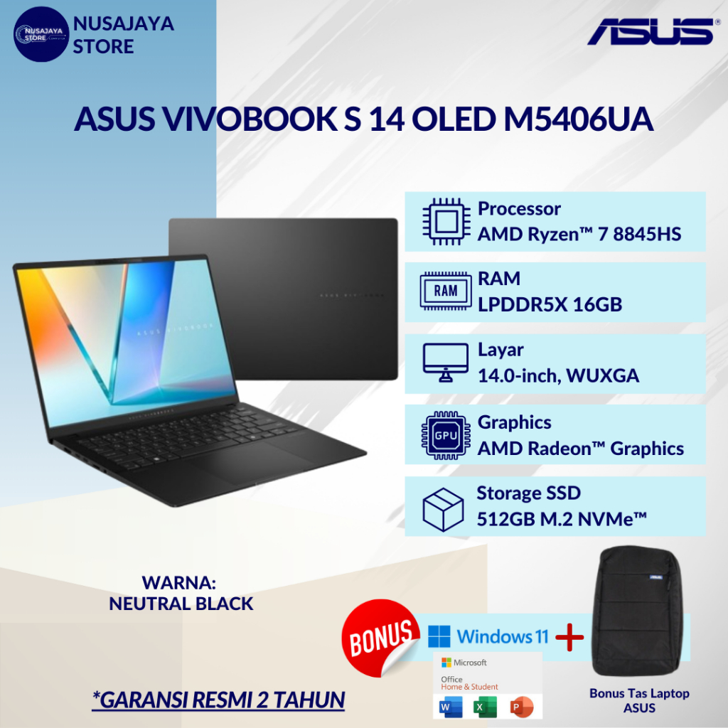 Jual ASUS Vivobook 14 A1400EA i3-1115G4 8GB 512GB 14" FHD Intel UHD W11 ...