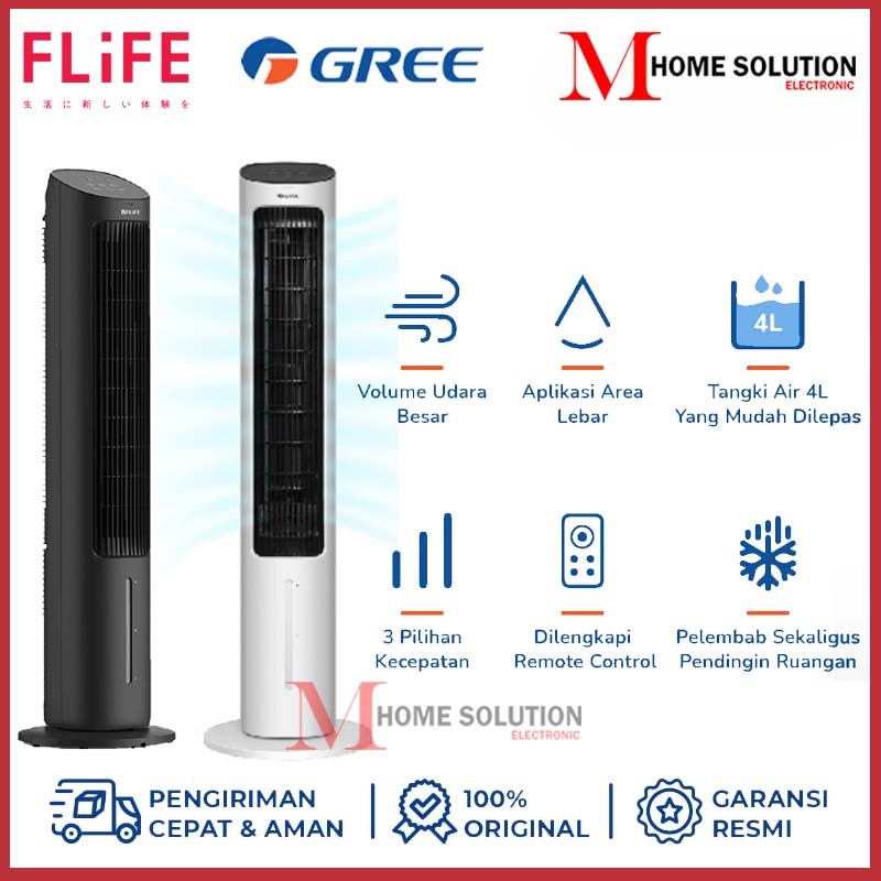 Jual GREE TOWER FAN / FLIFE TOWER FAN - AIR COOLER GREE GTA-ACOOL4 ...