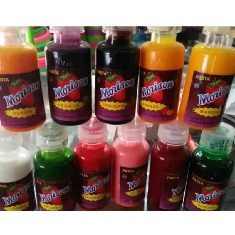 Jual PASTA /MORISON /perisa /pewarna makanan minuman 50 ML | Shopee ...