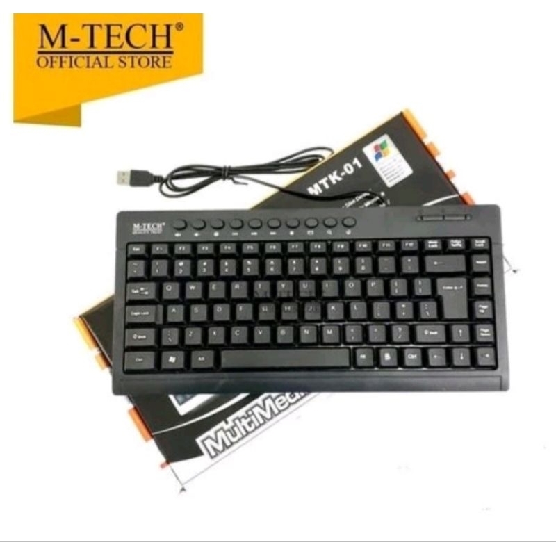 Jual M-Tech Keyboard Usb Mini multimedia MTK-01 | Shopee Indonesia