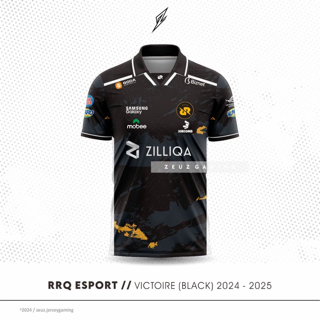 Jual Jersey RRQ Victoire 2024 Black (Free Nickname) | Shopee Indonesia