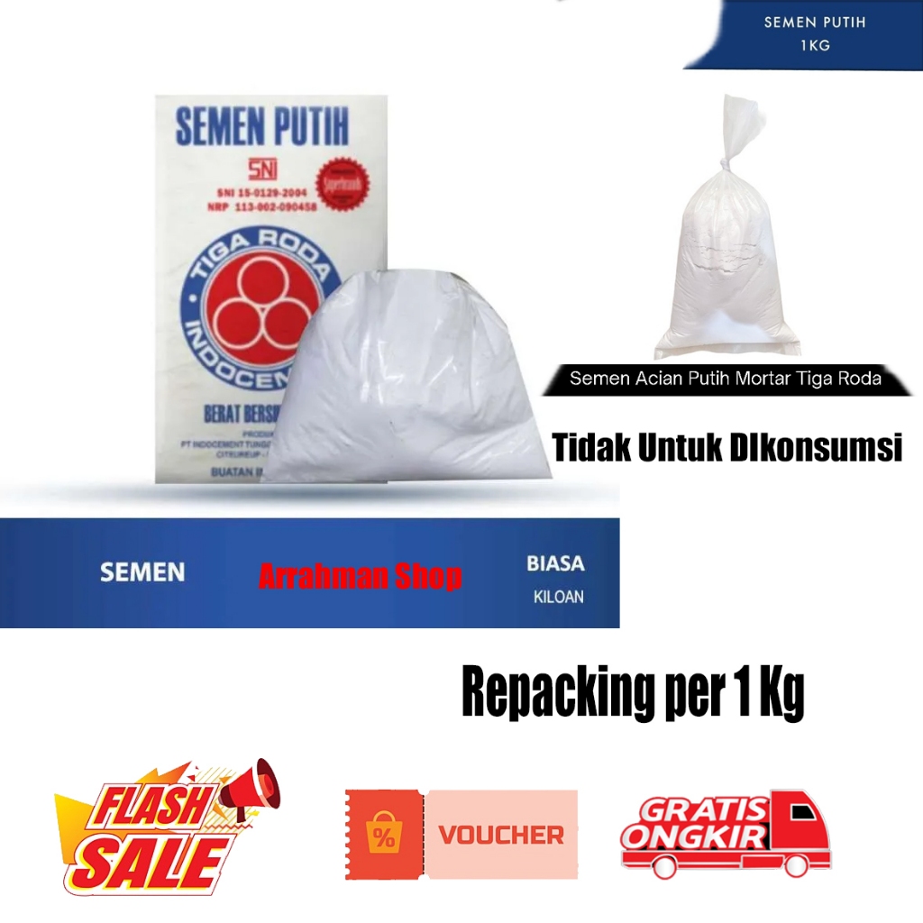 Jual Semen Putih 1Kg / Semen Putih Perkilo - semen putih kiloan - semen ...