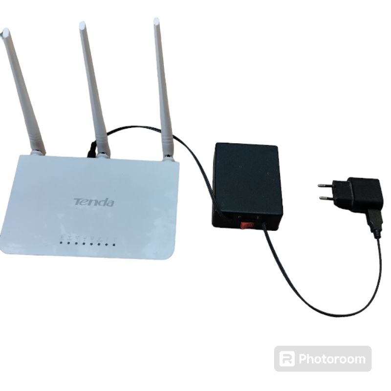 Jual UPS mini untuk ROUTER WIFI tetap nyala saat mati listrik | Shopee ...