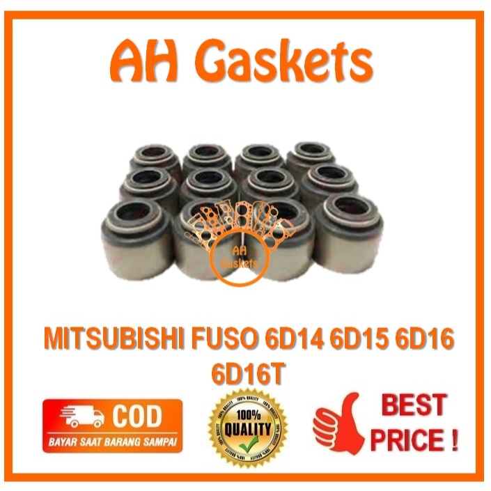 Jual Seal Klep Mitsubishi Fuso 6D14 6D15 6D16 6D16T Seal Valve ...