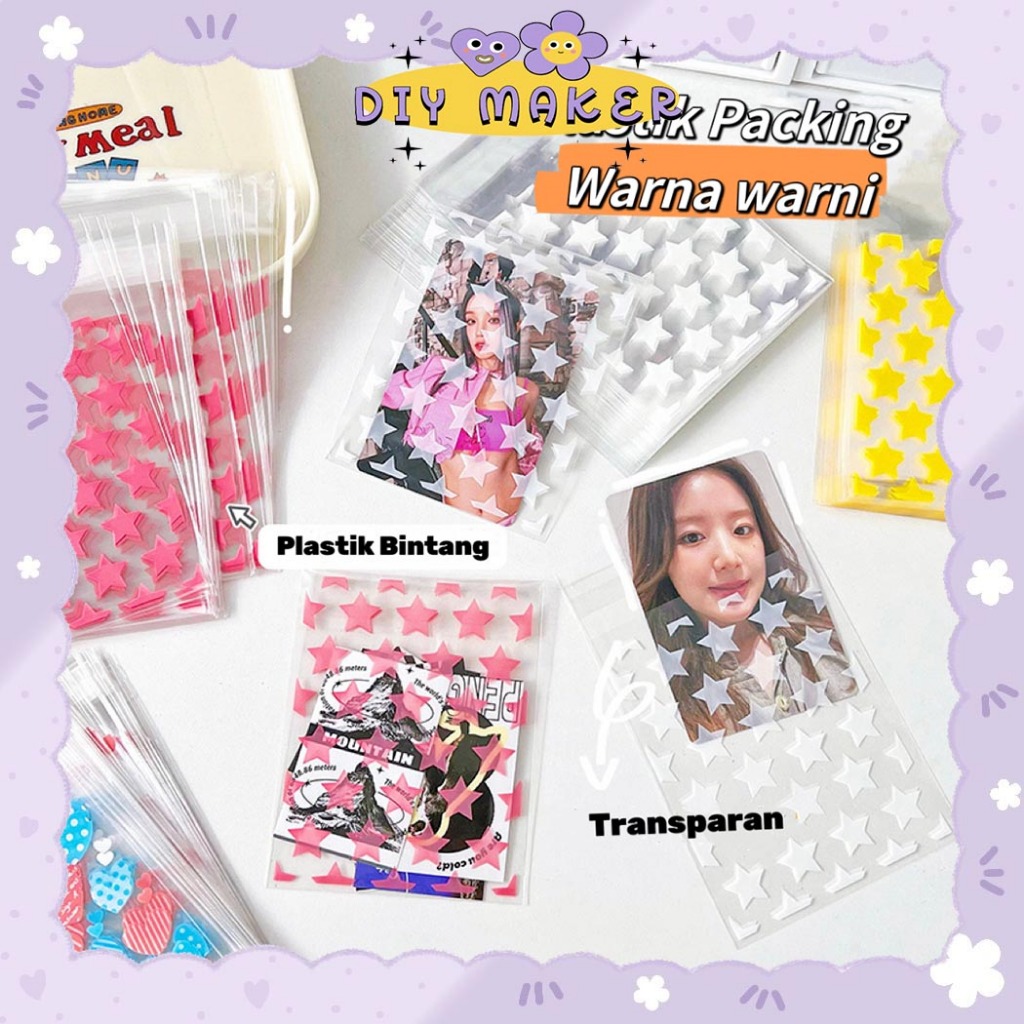 Jual Per Lembar Plastik Packing Bening Sleeve Photocard Cover Kartu ...