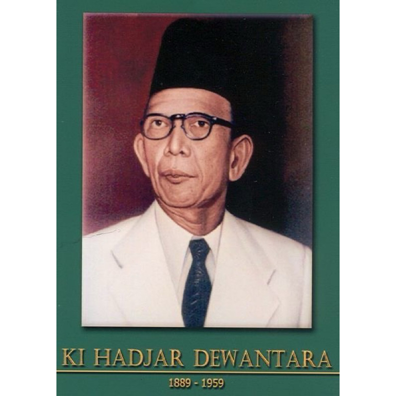 Jual poster cetak plus bingkai uk:35cm x 53cm Ki Hajar Dewantara ...
