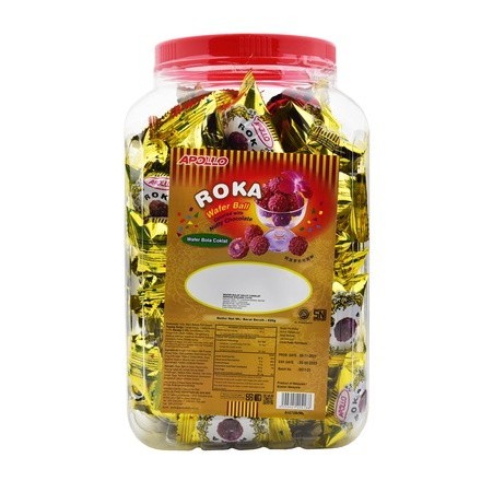 Jual COKLAT ROKA APOLLO WAFER BOLA COKLAT isi 70 PCS 400gr / APOLLO ...