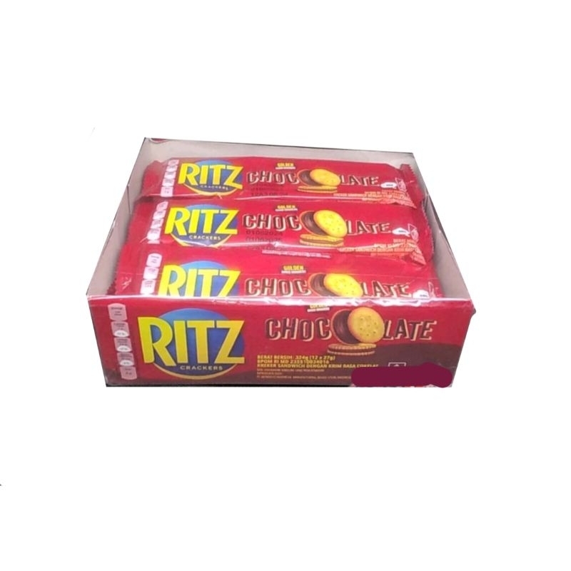 Jual Ritz Biskuit Crackers Sandwich Coklat Isi 12 Pcs | Shopee Indonesia