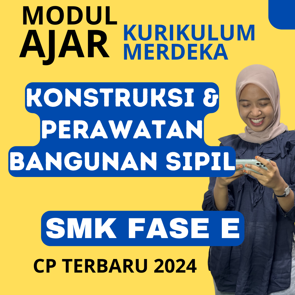Jual MODUL AJAR SMK Konstruksi dan Perawatan Bangunan Sipil KURIKULUM ...