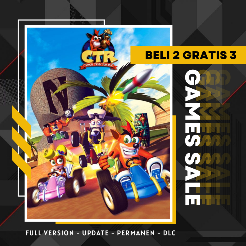 Jual CRASH TEAM RACING - GAME PC - GAME LAPTOP - PC GAMES | Shopee ...