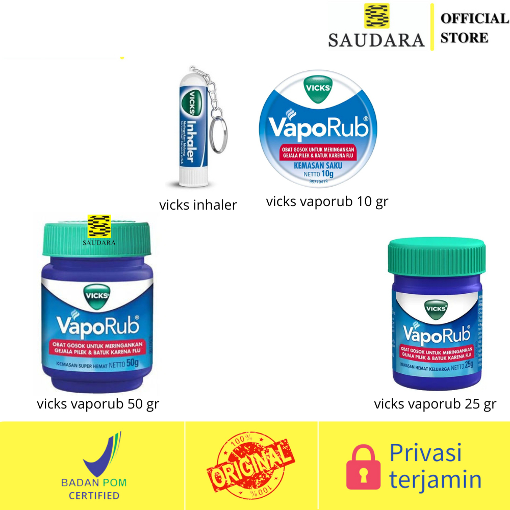 Jual Vicks Vaporub, Vicks Inhaler | Shopee Indonesia