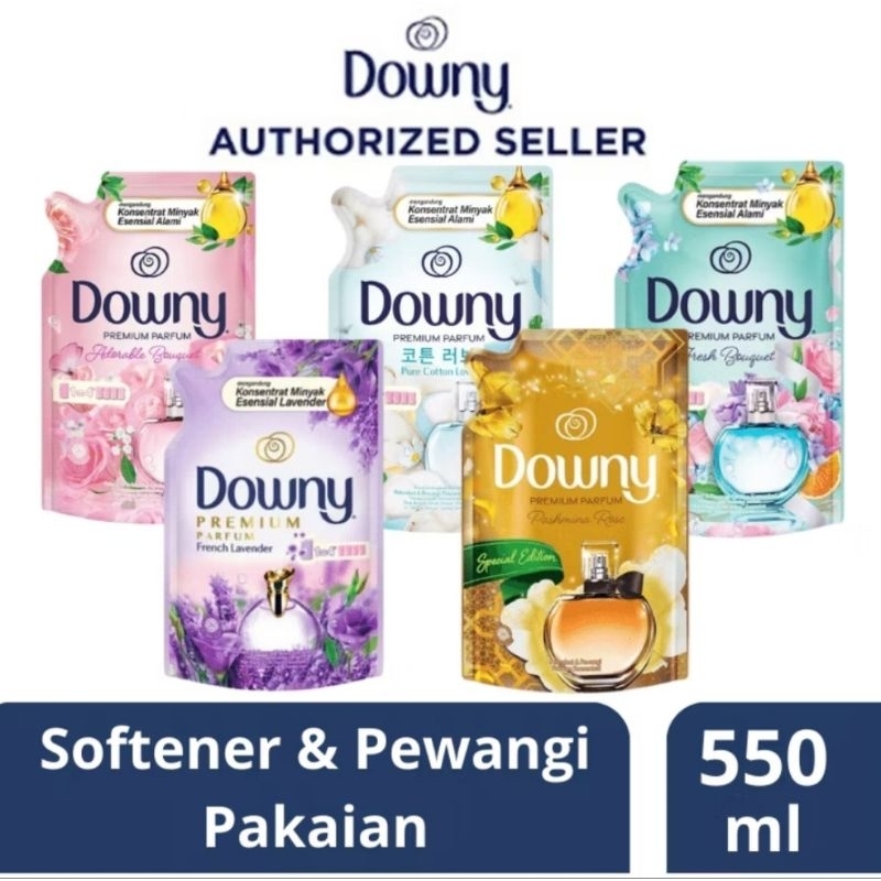 Jual Downy pelembut dan pewangi pakaian konsentrat 550 ml | Shopee ...