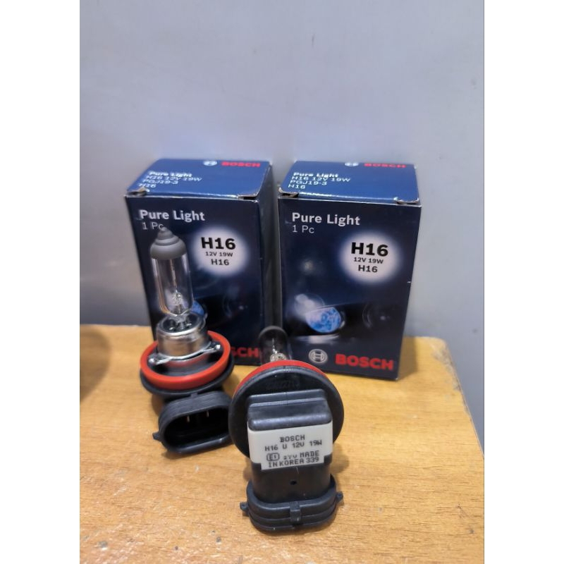 Jual Bohlam/Balon Lampu Sorot Foglamp Tipe H16 12V 19W Merk BOSCH ...