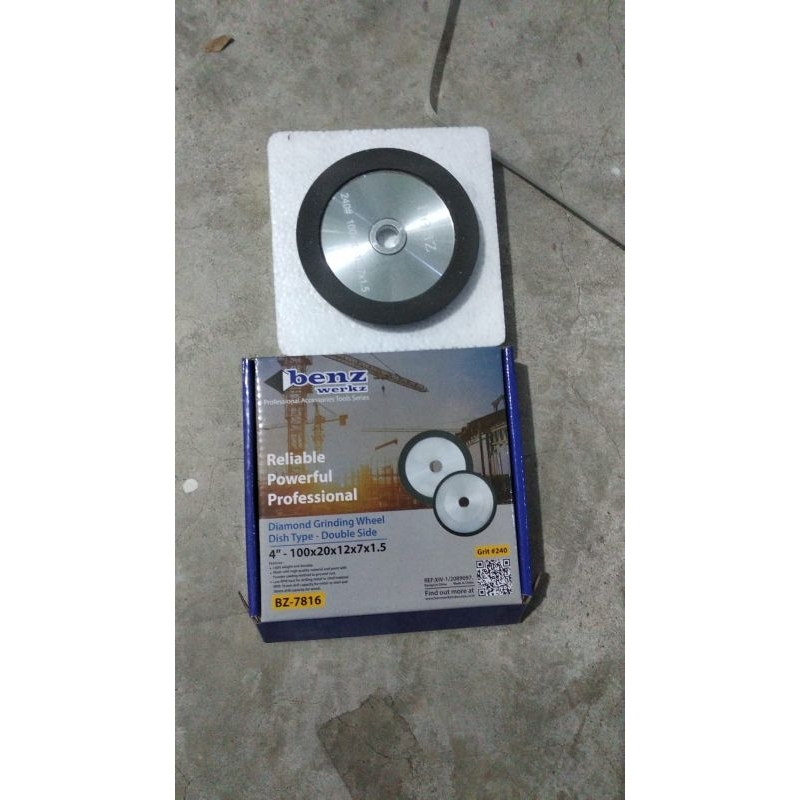 Jual Diamond Asah Tct 4 Inch 1 Sisi Benz Werkz Diamond Grinding Wheel