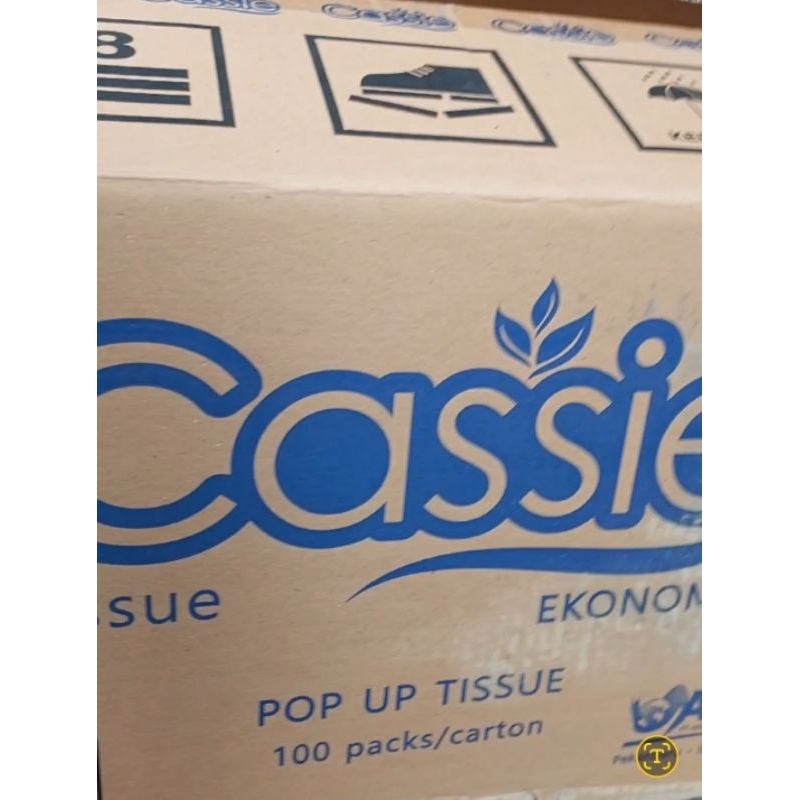 Jual ( 1 KARTON isi 100 pcs ) Tissue CASSIE Pop Up 250 sheet | Shopee ...