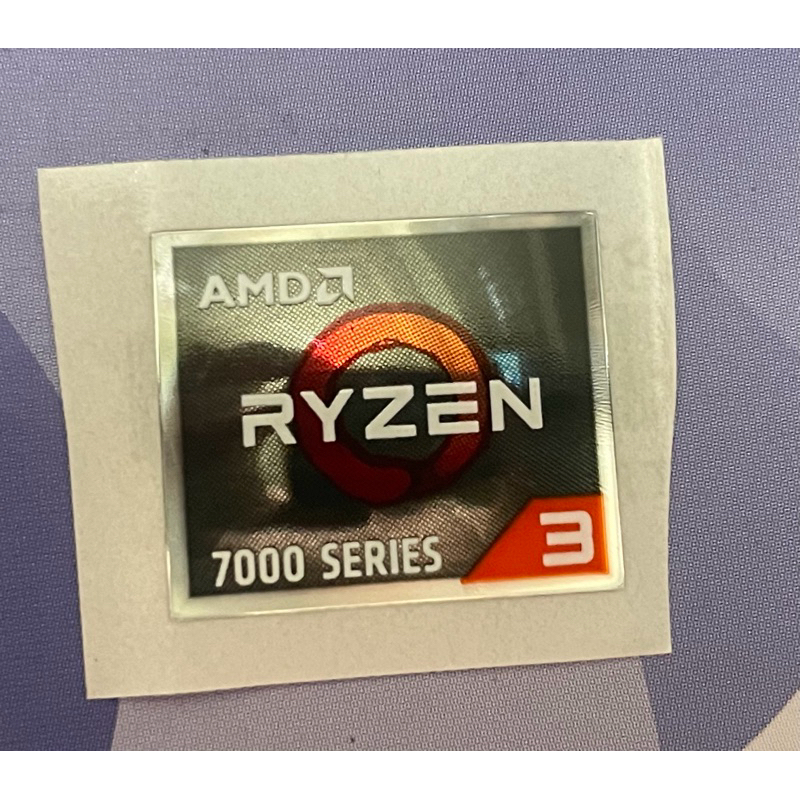 Jual Sticker stiker logo AMD Ryzen 3 7000 Series gen7 original | Shopee Indonesia