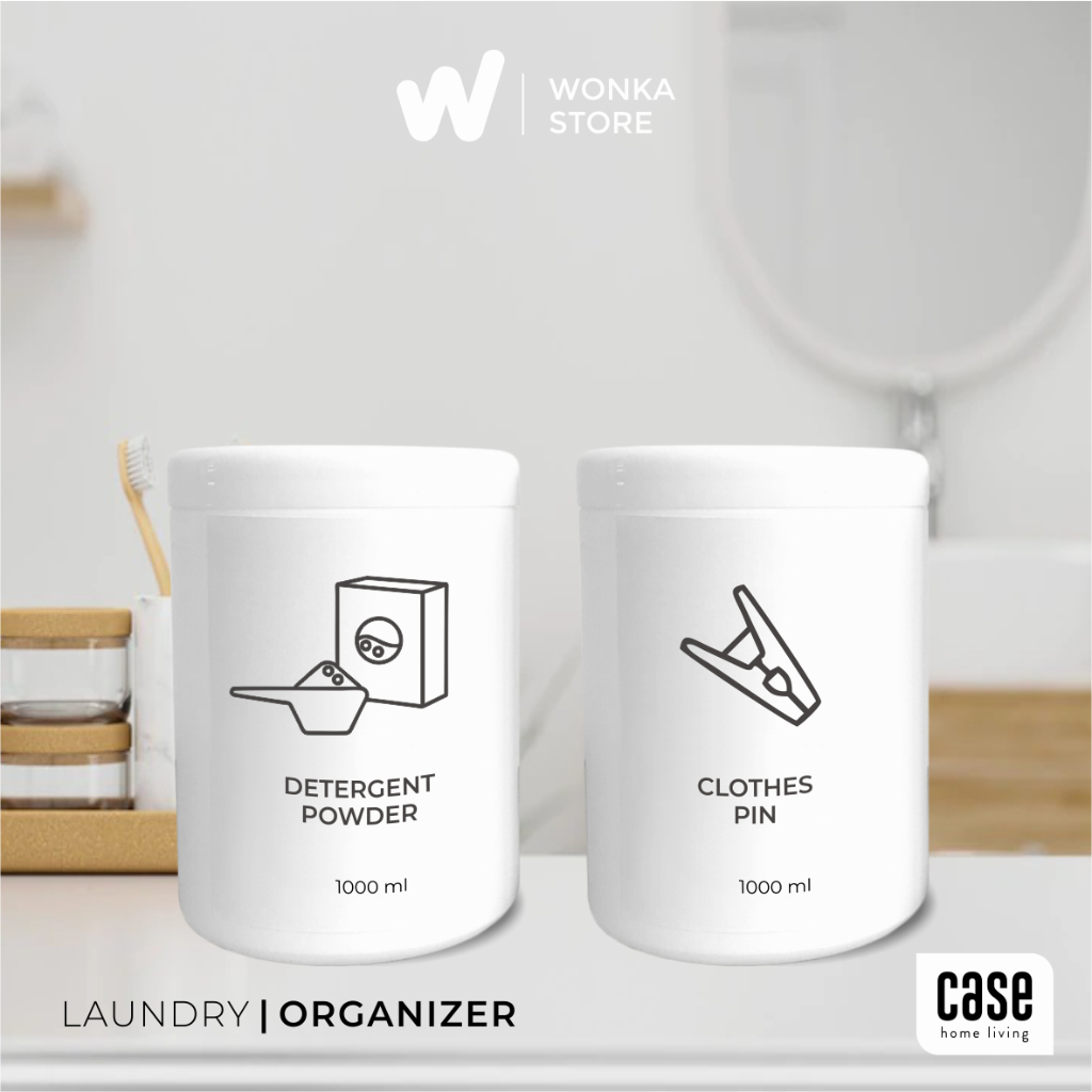 Jual TOPLES DETERGENT BUBUK Laundry Organizer Aesthetic Refil Jar ...