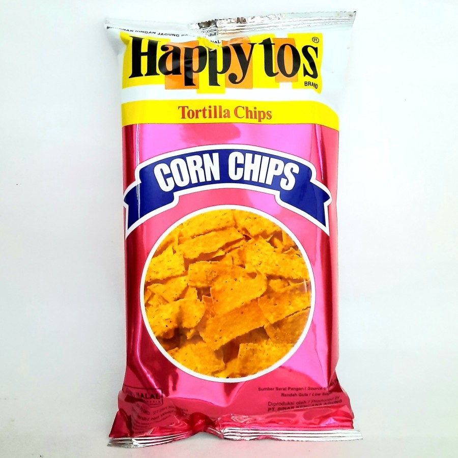 Jual PROMO Snack Makanan Ringan Chip Chips Tortila Happy Tos Merah ...