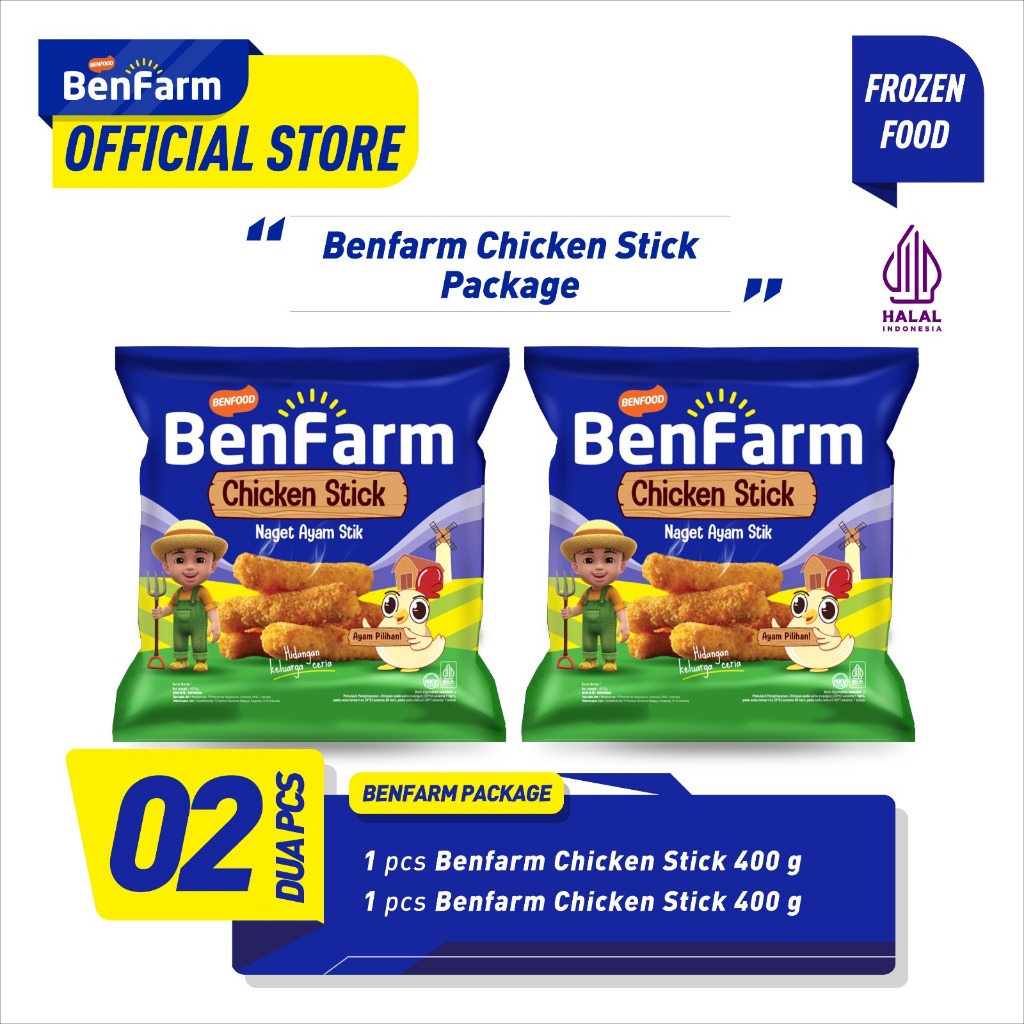 Jual Benfarm Chicken Nugget Stick Package | Shopee Indonesia