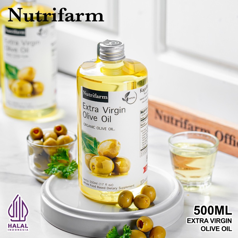 Jual (500 ml) Minyak Zaitun Extra Virgin Olive Oil Nutrifarm / Minyak ...